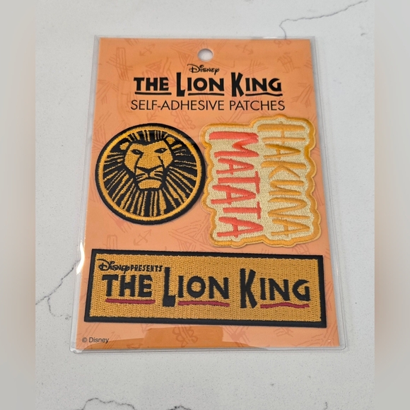 Disney | Other | Disney The Lion King Self Adhesive Patches 3 Pack Hakuna Matata Simba Mufasa ...